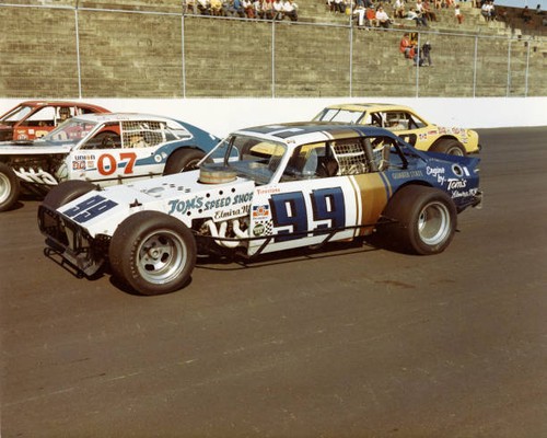 Geoff Bodine & His Modified Stock Car 1975 Nascar Motor Racing Old ...