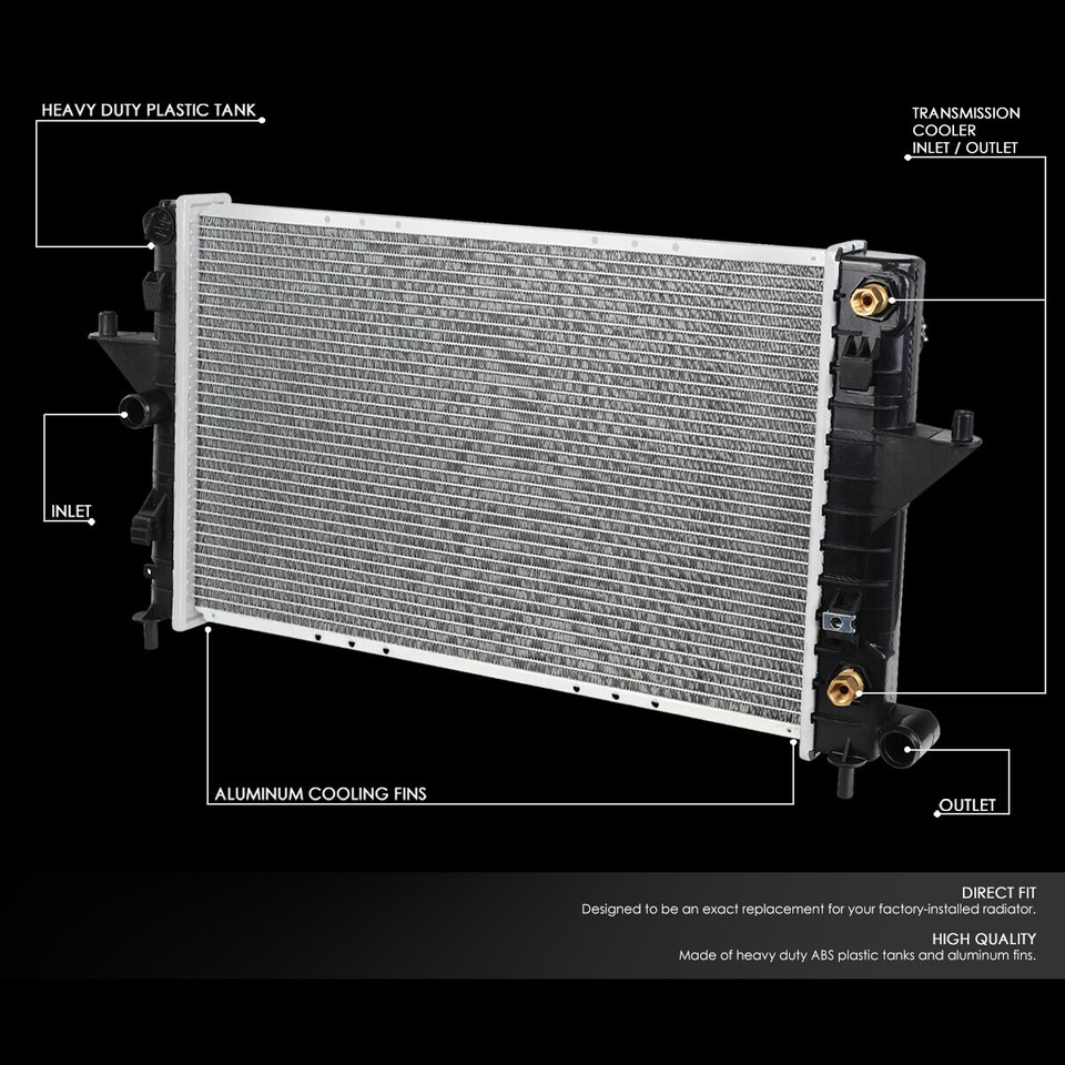 For 1994-2002 Saturn SC1 SL1 SL2 SL SW1 AT Radiator OE Style Aluminum ...