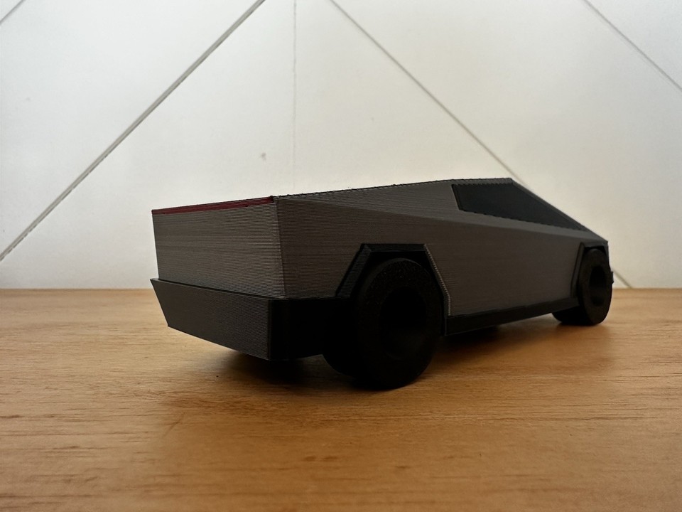 Tesla Cybertruck Low Poly Model Car - 3d Printed | eBay