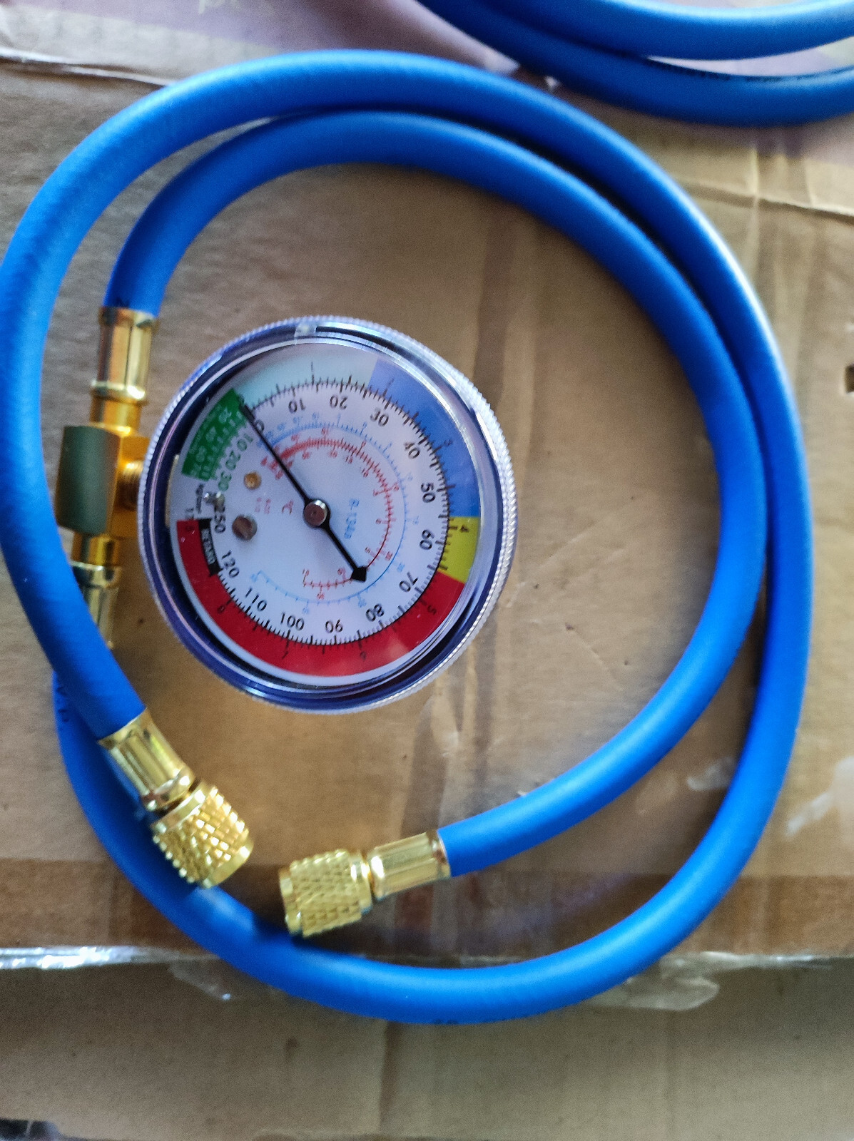 Car Refrigerant Test Guage Hose & Fittings for HyChill Air Conditioner ...