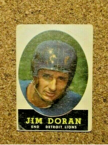 1958 Topps Football #43 Jim Doran (Detroit Lions) | eBay