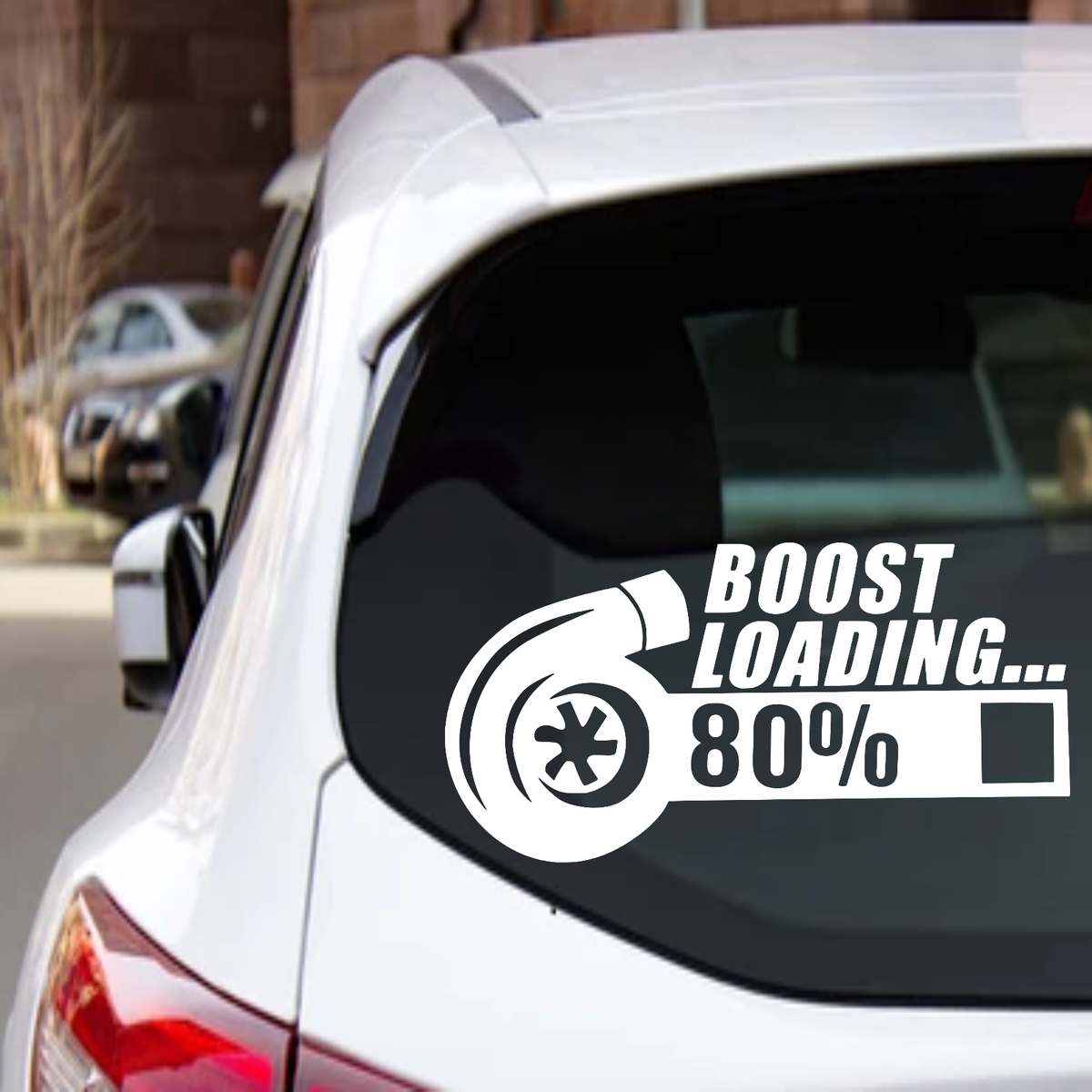 Boost Loading Rpm Sticker
