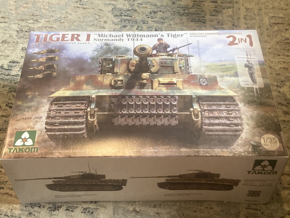 Takom Tiger 1 Big Box 2 Michael Wittmann & Hybrid Tiger 1 | eBay
