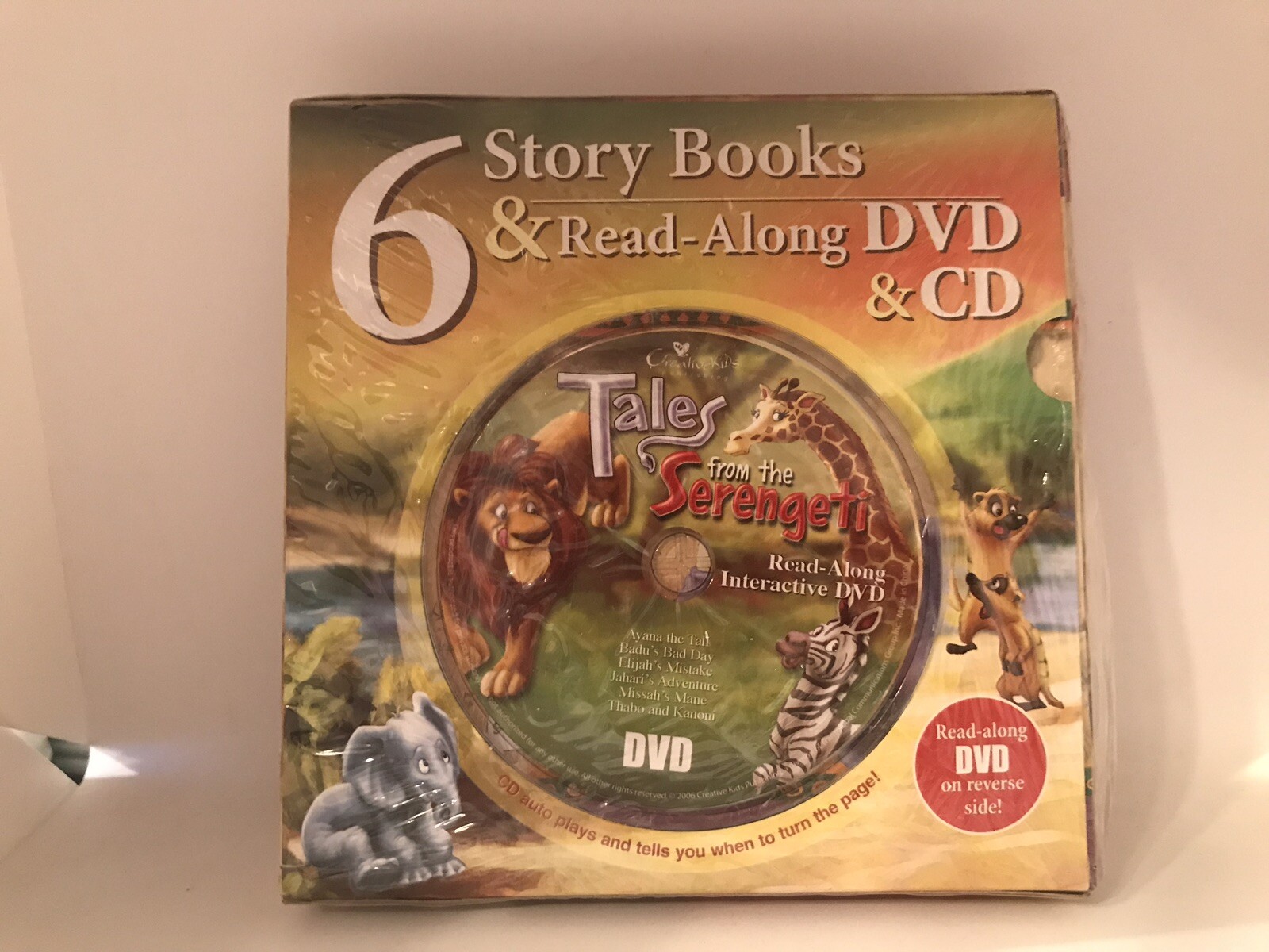 6 Story Books & Read Along DVD & CD ~ NEW SEALED ~ Great Gift for that ...