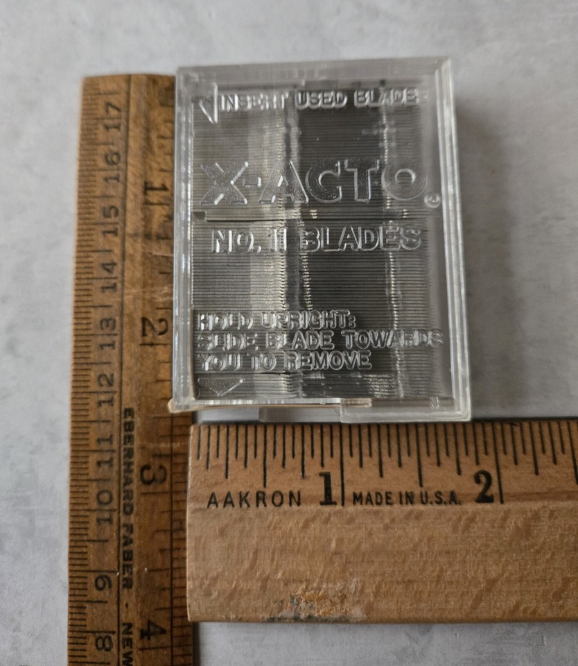 Vtg. X-Acto Number 11 Blades - 100 pack - original box NOS Made in U.S ...
