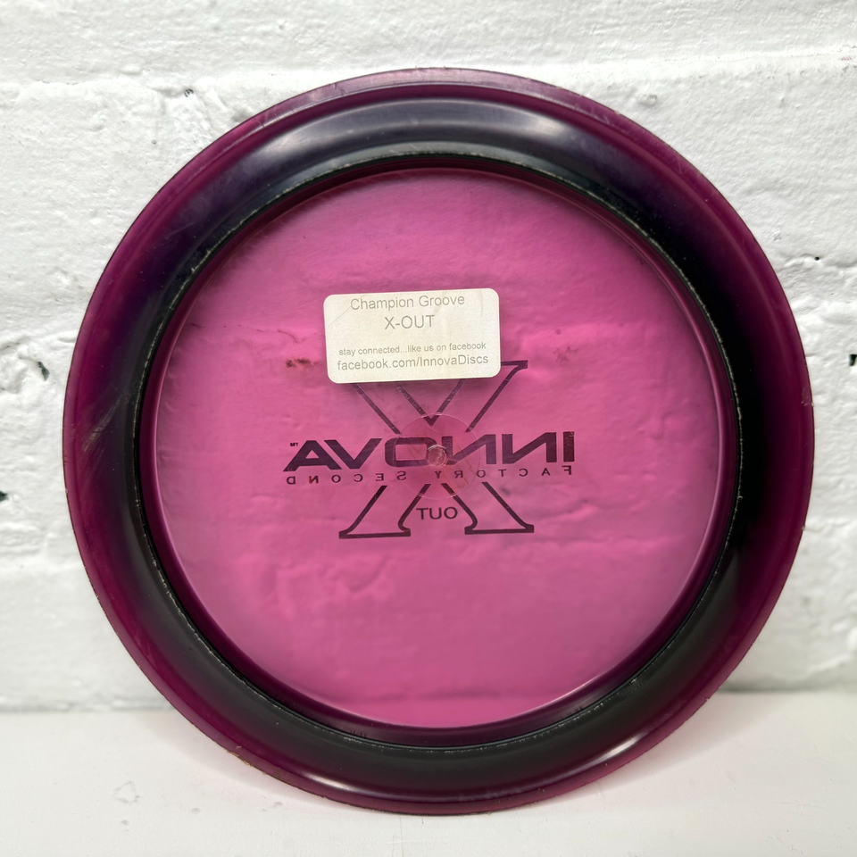 Innova X Out Champion Groove Purple Disc Golf Frisbee | eBay