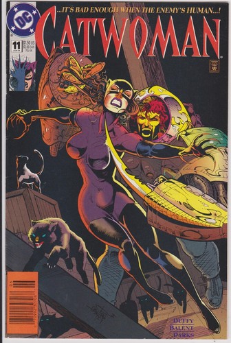 Catwoman Issue #11 Comic Book. Vol 2. Newsstand. Mary Jo Duffy. DC 1994 ...