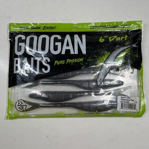 Googan Baits 6" Dart - 7PK Packs NEW & SEALED - CHOOSE YOUR COLOR! | eBay