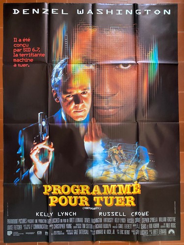 Poster PROGRAM TO KILL Brett LEONARD Denzel WASHINGTON R.CROWE ...
