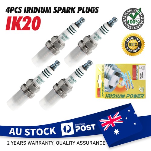 4x IRIDIUM Spark Plugs IK20 for 1887-1889 Mazda 323 BF-1.6L B6T Turbo ...