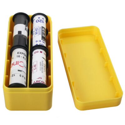 Hard Plastic Film Storage Box Case Container For 120/220 135 Film Multi ...