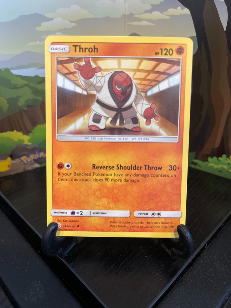 Pokemon Throh Card Please What Colour Is Shiny Throh's Robe?