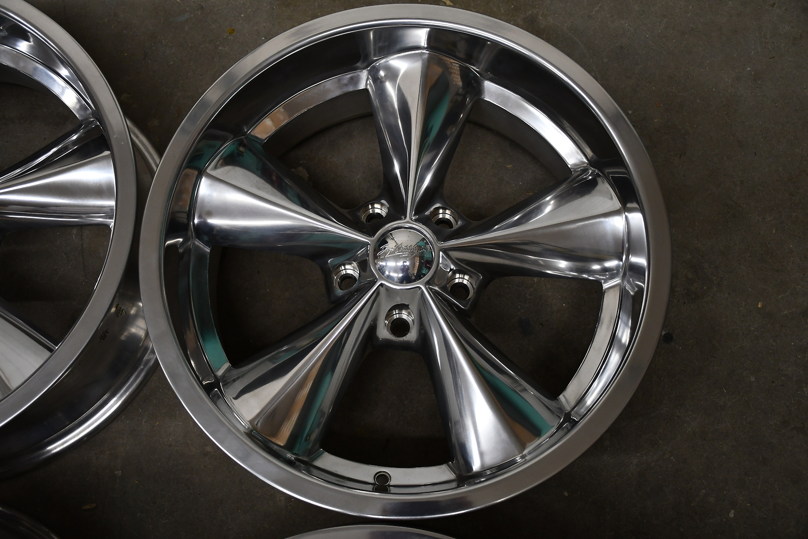 Set 4 18x8 Boyd Coddington BC-1 Polished Wheels 5x4.75 0mm Rims | eBay