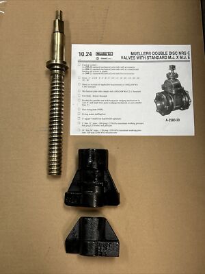 6” BRONZE STEM OPEN RIGHT MUELLER A2380 Double Disc Gate Valve G-42,-49 ...