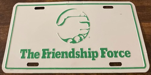 The Friendship Force Booster License Plate International Jimmy Carter ...