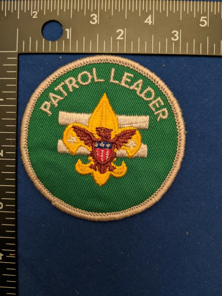 Vintage NEW PATROL LEADER Boy Scout Position Badge PATCH BSA Uniform ...