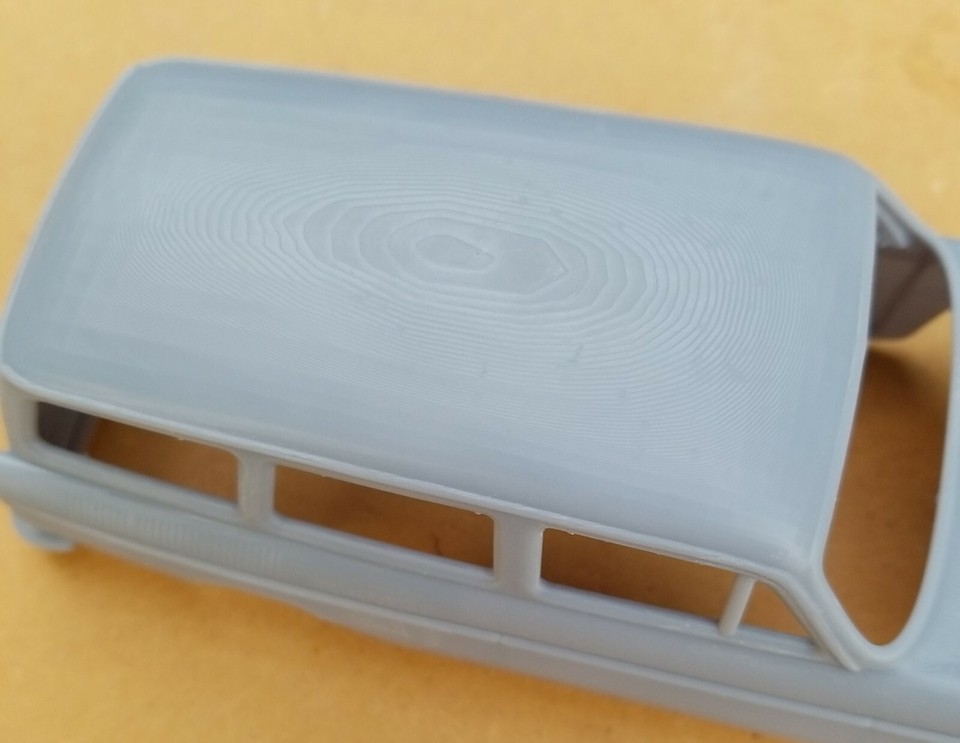 ABS-LIKE RESIN 3D PRINTED 1/25 1962 VW TYPE 3 1600 SQUAREBACK BODY ...