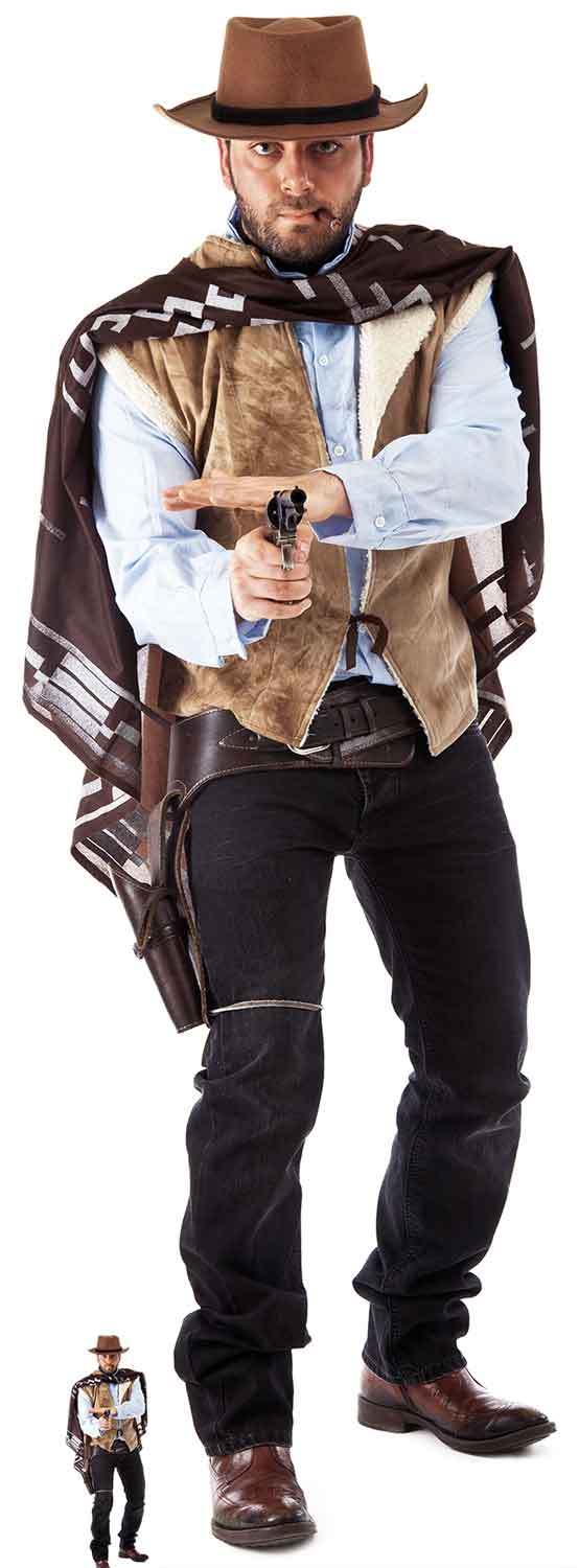 Cowboy Lifesize Cardboard Cutout Standee Standup wild west Clint ...