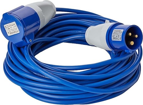 CARAVAN MOTORHOME HEAVY DUTY 16A 240V MAINS EXTENSION HOOK UP CABLE ...