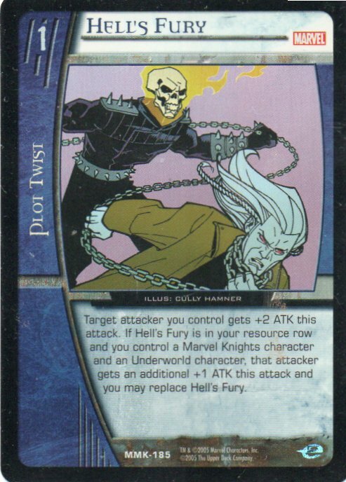 Marvel VS CCG - Marvel Knights - Hell's Fury #185 Foil | eBay
