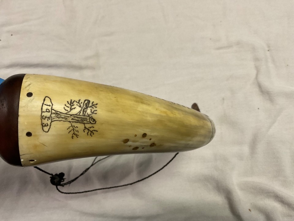 Buck Weaver black powder, powder horn | eBay