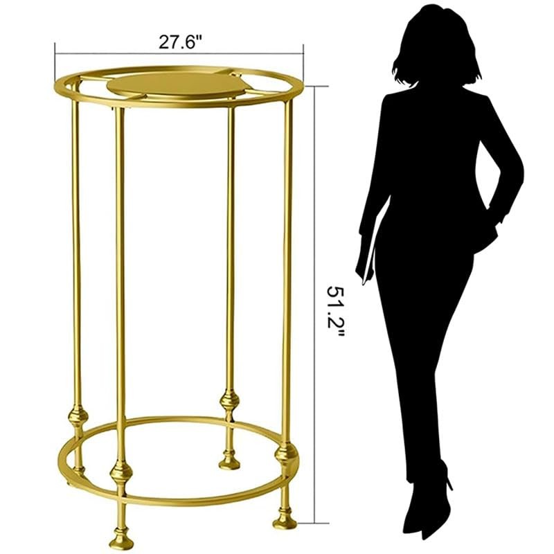 Gold Round Clothing Rack - Heavy Duty Clothes Rack Freestanding for ...