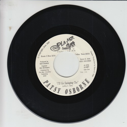 PATSY OSBORNE I'll Go Swinging Too VG(+) 45 RPM | eBay