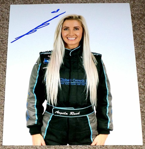 ANGELA RUCH Signed Autographed NASCAR Truck Series 8x10 photo 'The Ruch ...