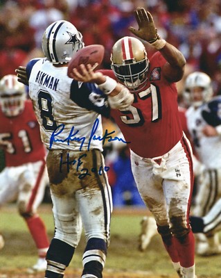 Signed 8x10 RICKEY JACKSON "HOF 2010" San Francisco 49ers photo w/Show ...