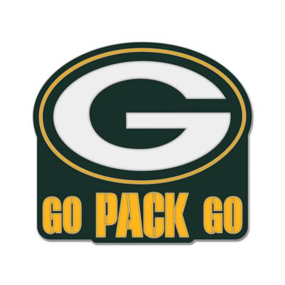 Green Bay Packers Go Pack Go Collector Enamel Pin | eBay UK