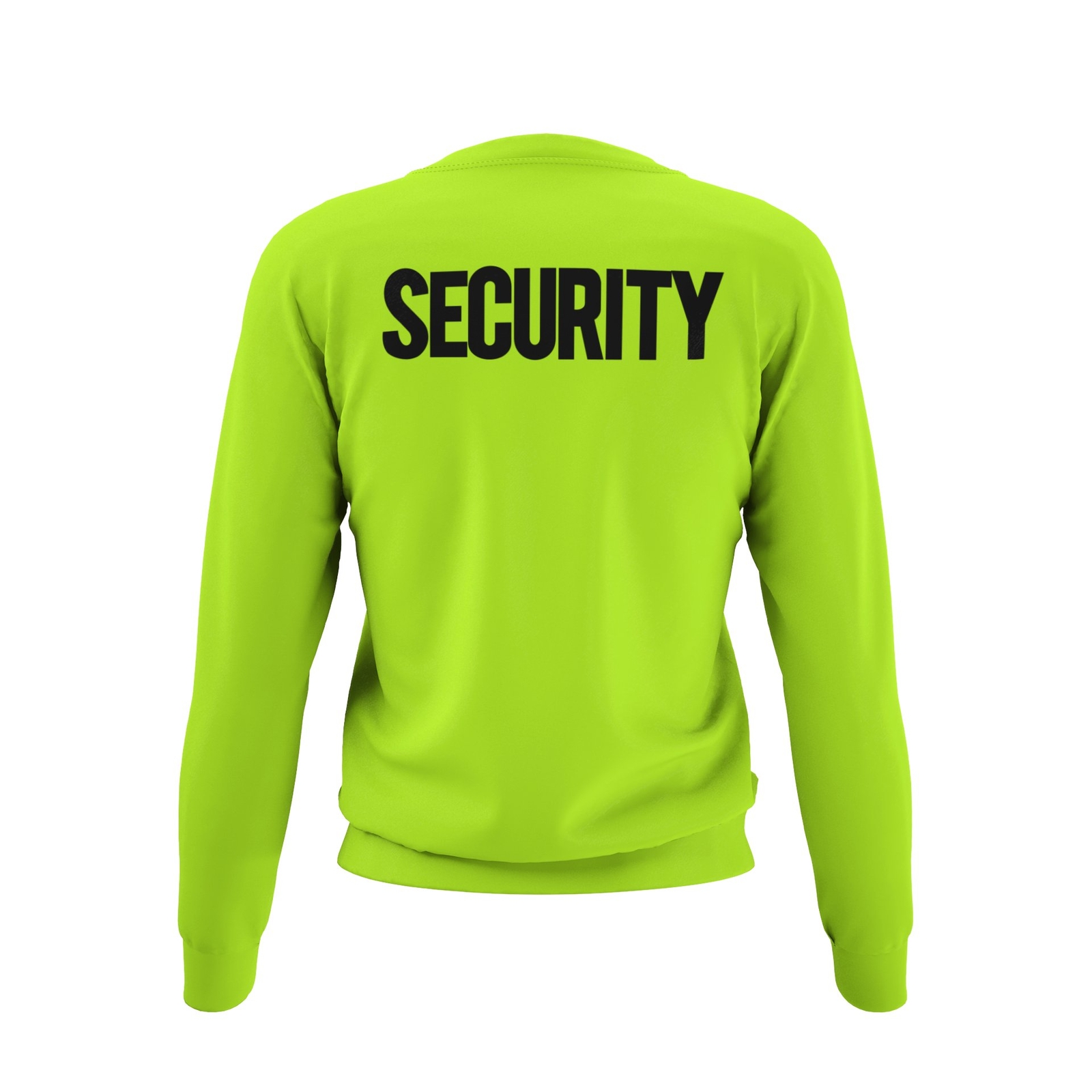 NYC Factory Security Sweatshirt Front Back Print Mens Staff Event ...