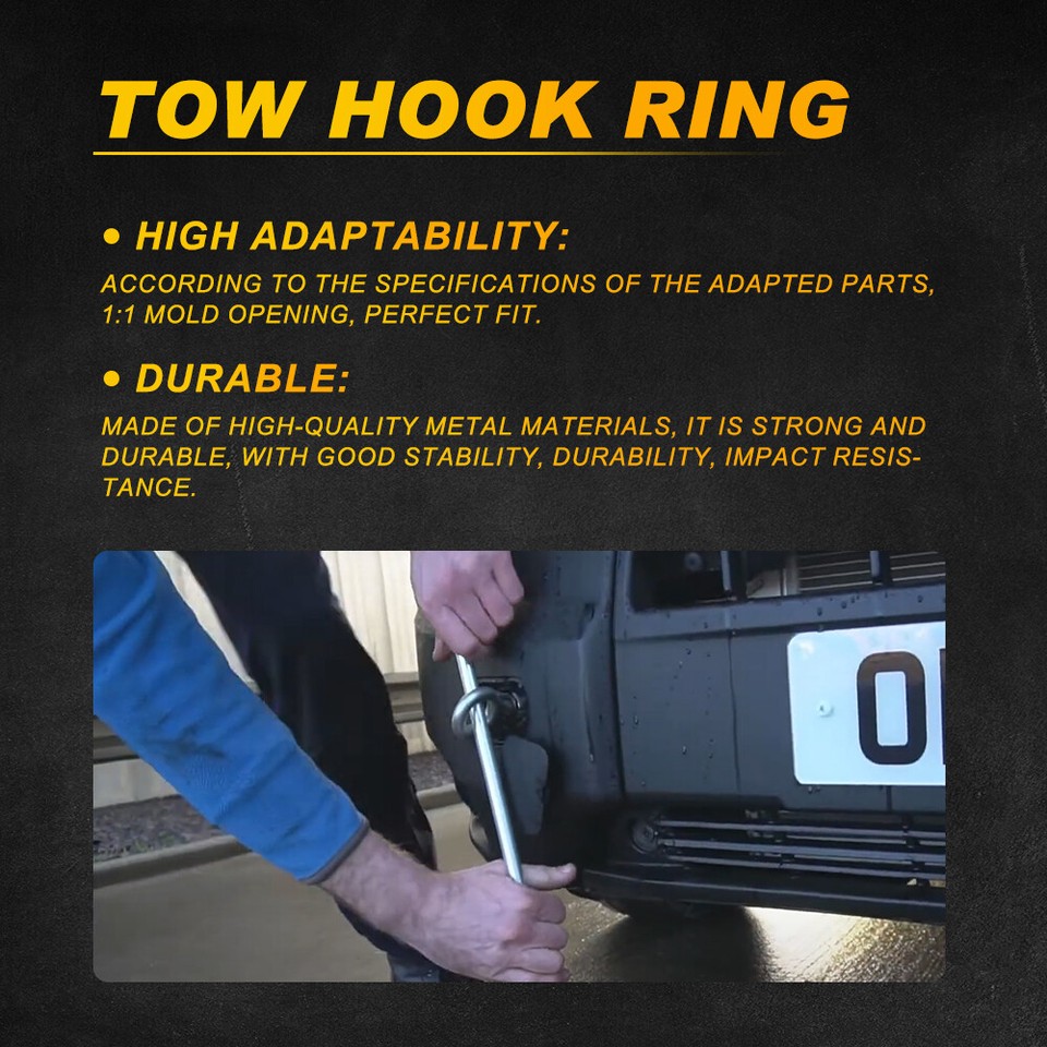 For Citroen Relay Peugeot Boxer Fiat Ducato Short Towing Eye Recovery ...