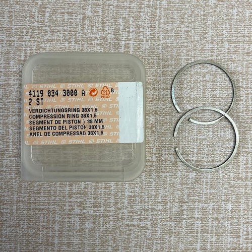 Stihl 4119 034 3000 Piston Ring 38mm x 1.5mm fits FS200 FS350 SP200 | eBay