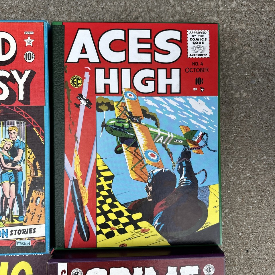 7 Mad Slipcase ONLY Complete EC Library Russ Cochran Pulp Fiction Hard ...