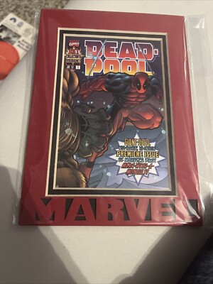 Deadpool Lasermach Laser-Mat Artwork Cel 1999 Sericel comic cover #1 | eBay
