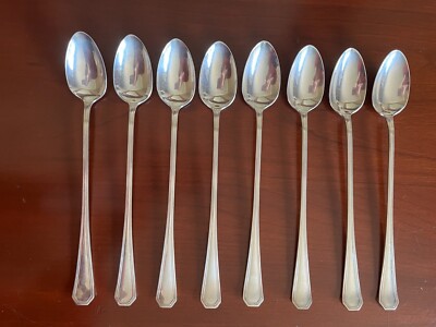 Vintage and Rare 1835 R Wallace AI 5 Set of 8 Ice Tea Spoons | eBay