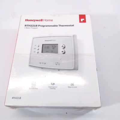NEW Honeywell 1-Week Programmable Digital Thermostat RTH221B Heating ...