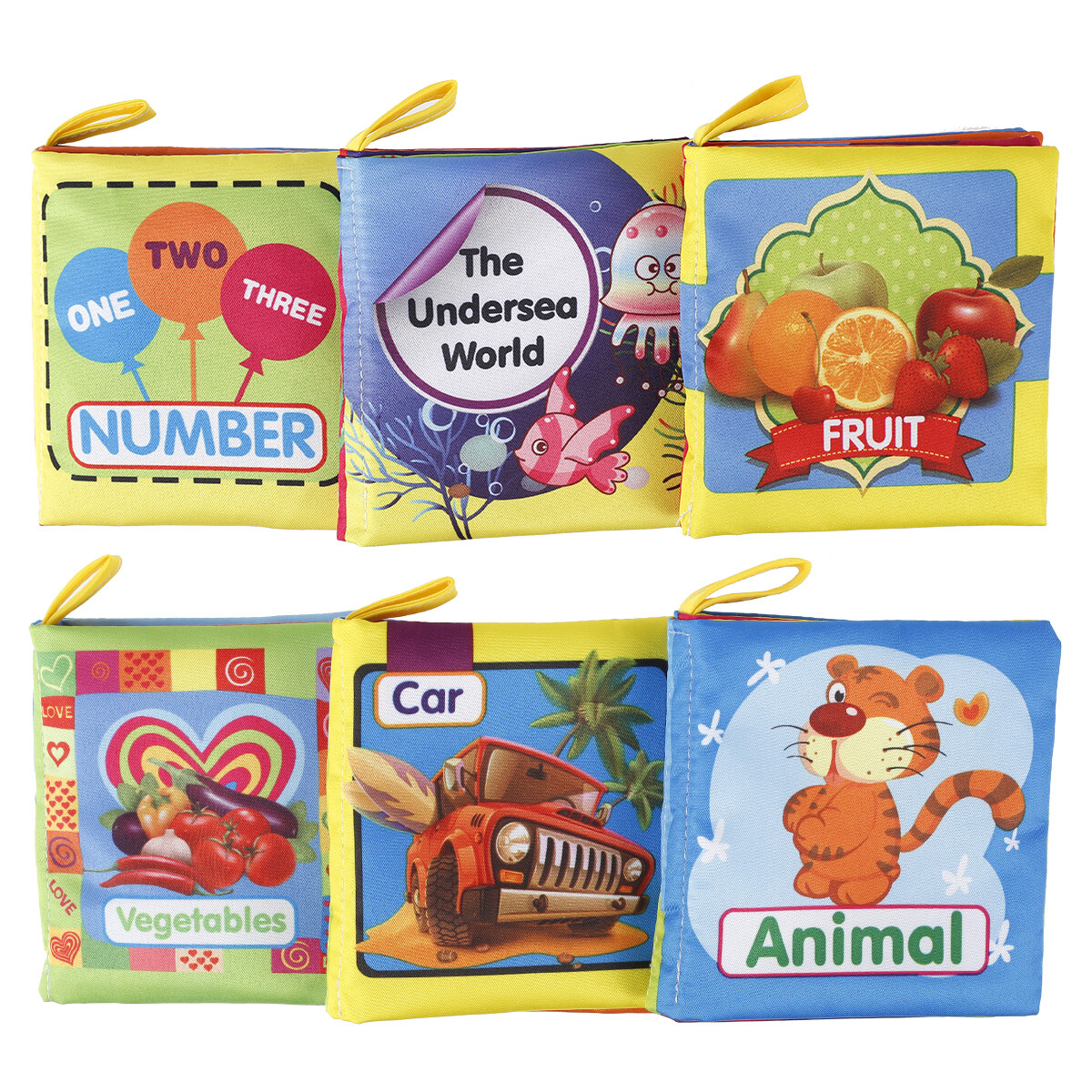 Cloth Book with Sound Paper Animal Cloth Books Educational Preschool ...