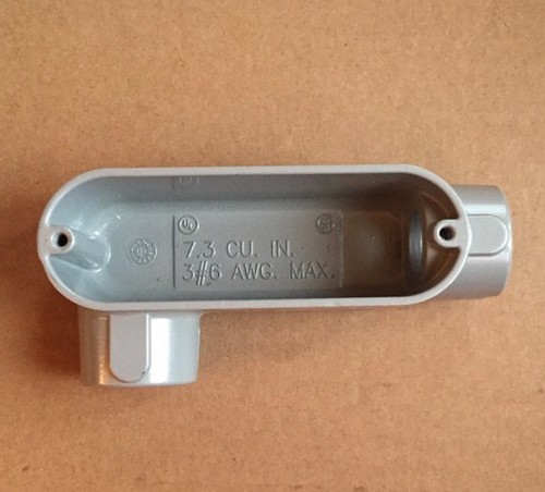 Lot Of 10 Steel Electric LL2ACG 3/4" Conduit With Aluminum Cover ...