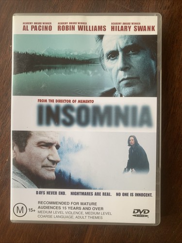 INSOMNIA DVD - Al Pacino (Region 4, 2002) | eBay