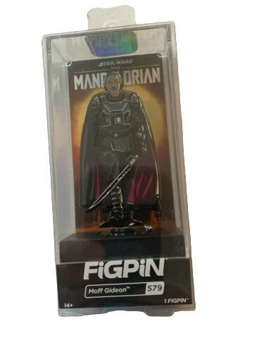 Star Wars The Mandalorian Moff Gideon FiGPiN Enamel Pin #579 | eBay