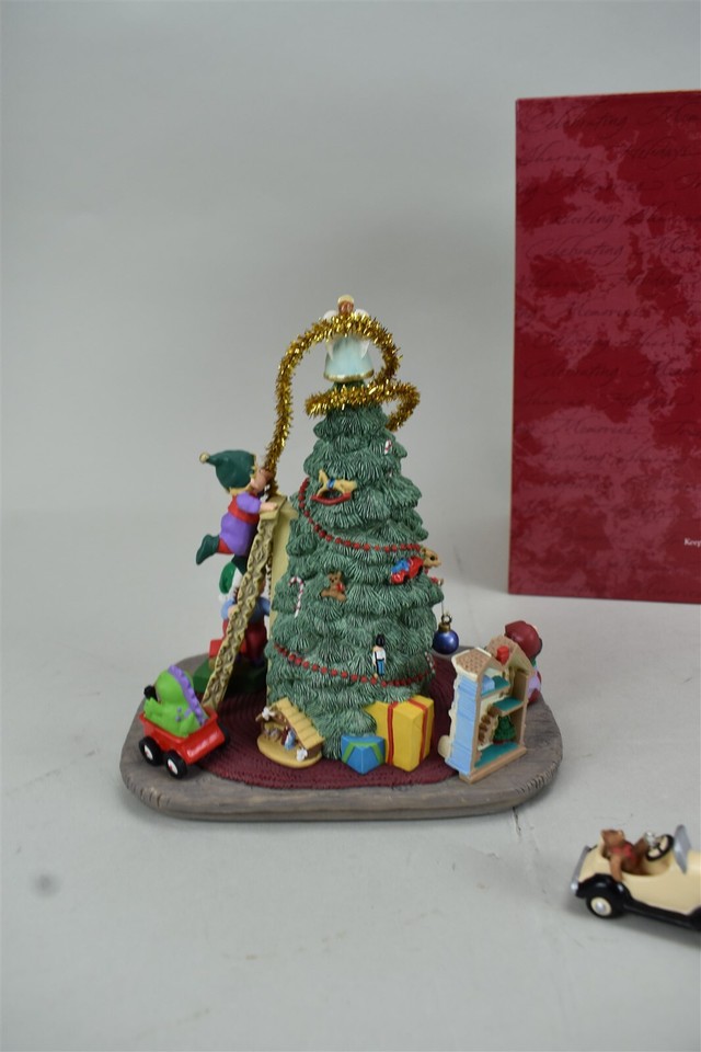 1997 Hallmark Keepsake Trimming Santas Tree Tabletop Piece Studio ...