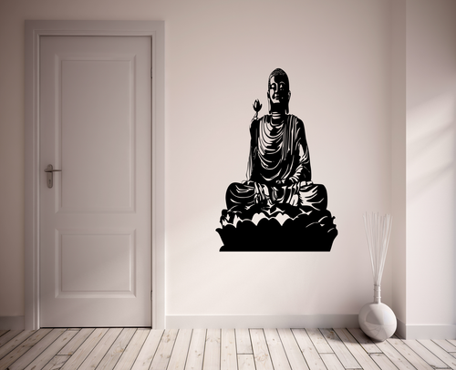 Buddha Statue - Vinyl Wall Art Sticker (flm12) | eBay UK