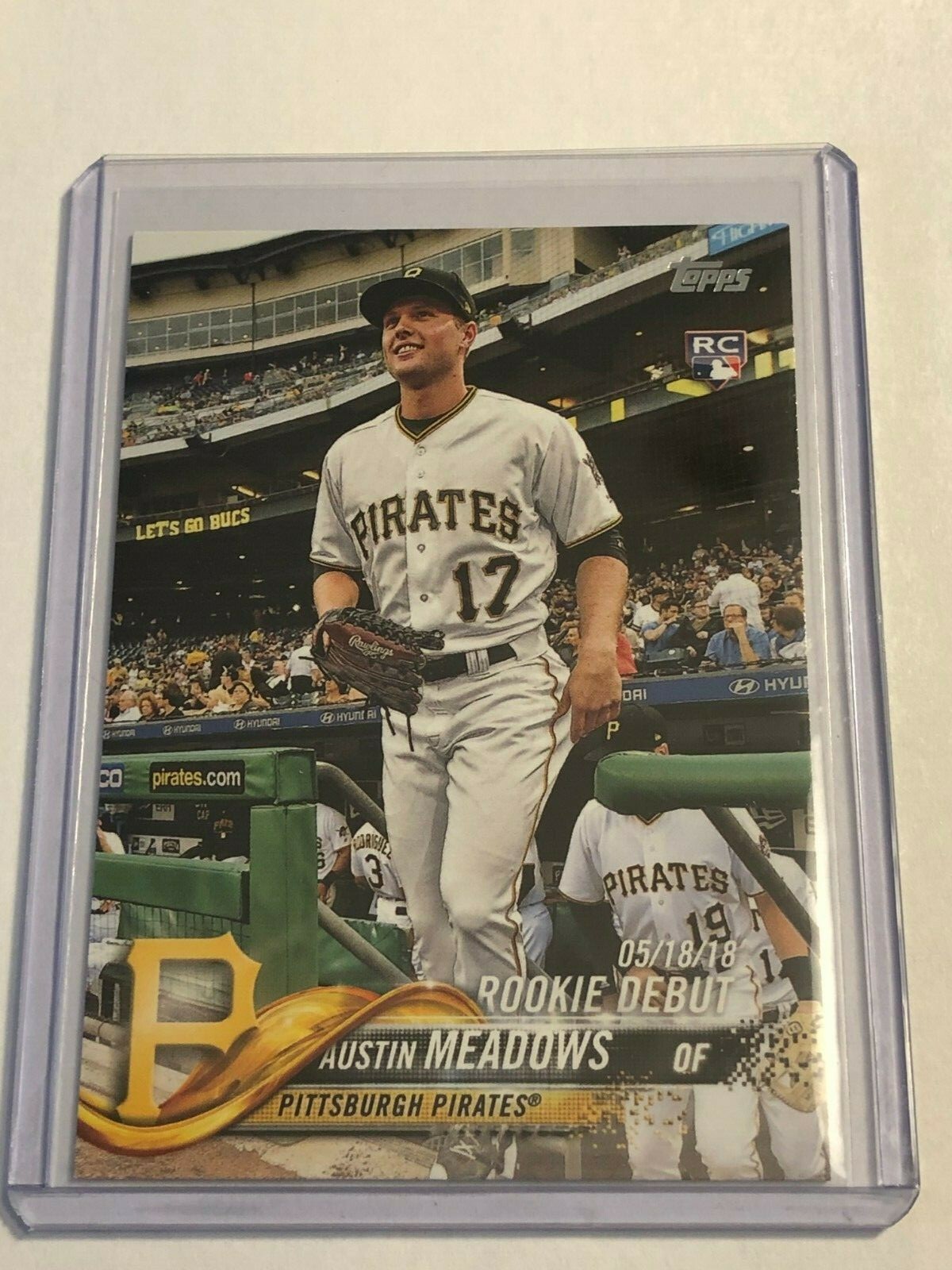 2018 Topps Update Series Rookie Debut Card Austin Meadows #US130 RC ...
