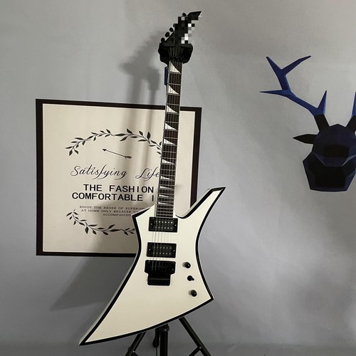 Custom White Solid Body Explorer Electric Guitar Mahogany Body&Neck HH ...