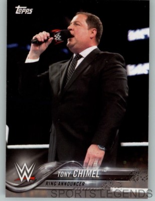 2018 Topps WWE #93 Tony Chimel | eBay
