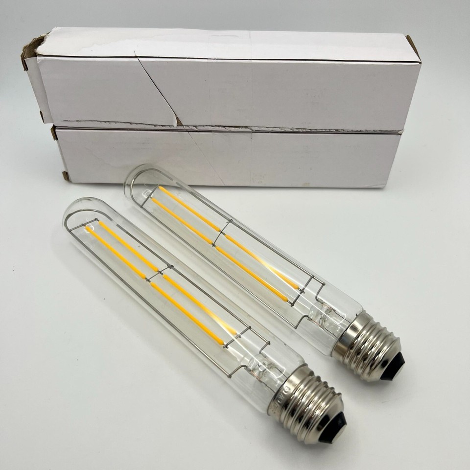HesenDot Ling T10C LED Edison Bulb E27 6W 2700K Warm White Pack of 2 ...