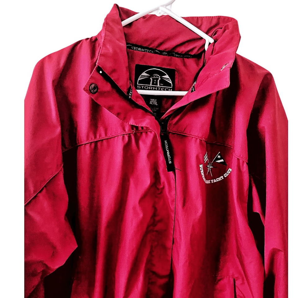 Men's Red Stormtech Winter Windbreaker Rain Casual Jacket Outdoors Size ...