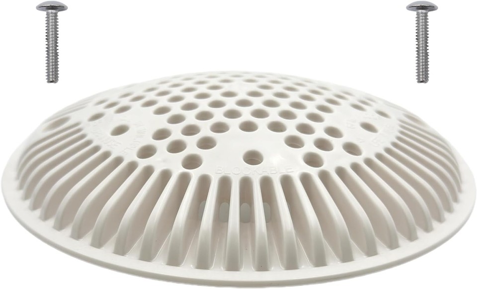 WG1048E White Pool Main Drain Cover Replacement Compatible with | eBay
