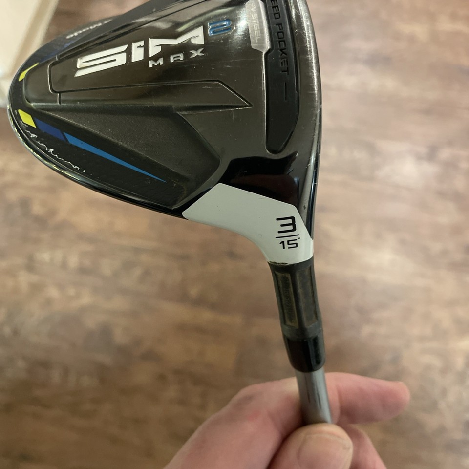 TAYLORMADE Sim 2 Max 15 Deg 3 Wood Fairway - Diamana 70 TX Flex Shaft ...